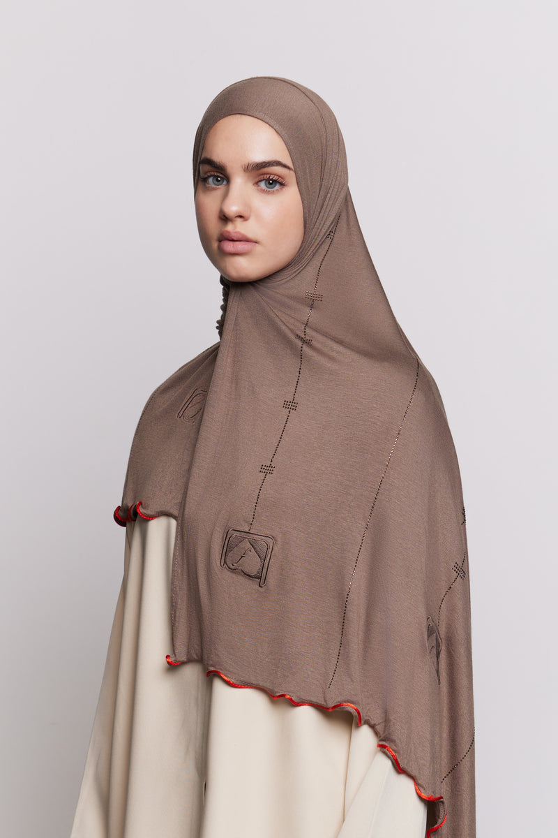 Hijab Jersey Mocha Love – ESSFAAYHIJAB