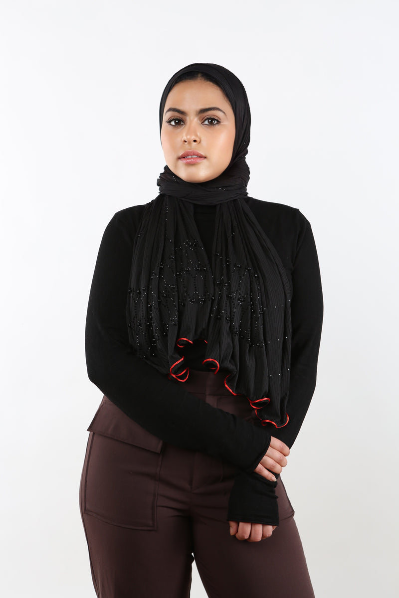 Hijab Pearly Noir – Essfaayhijab